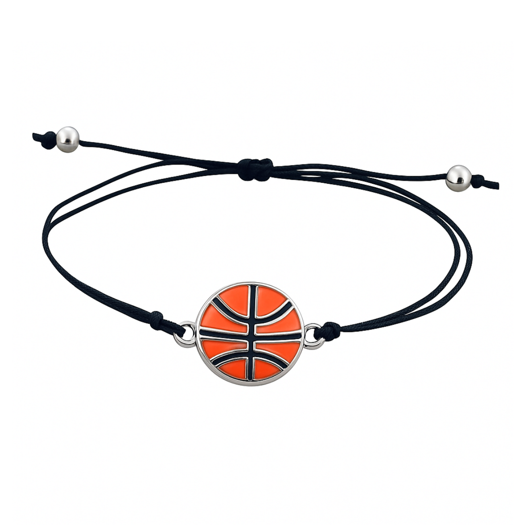Basketball Bracelets With a Customizable Charm - SportyBella