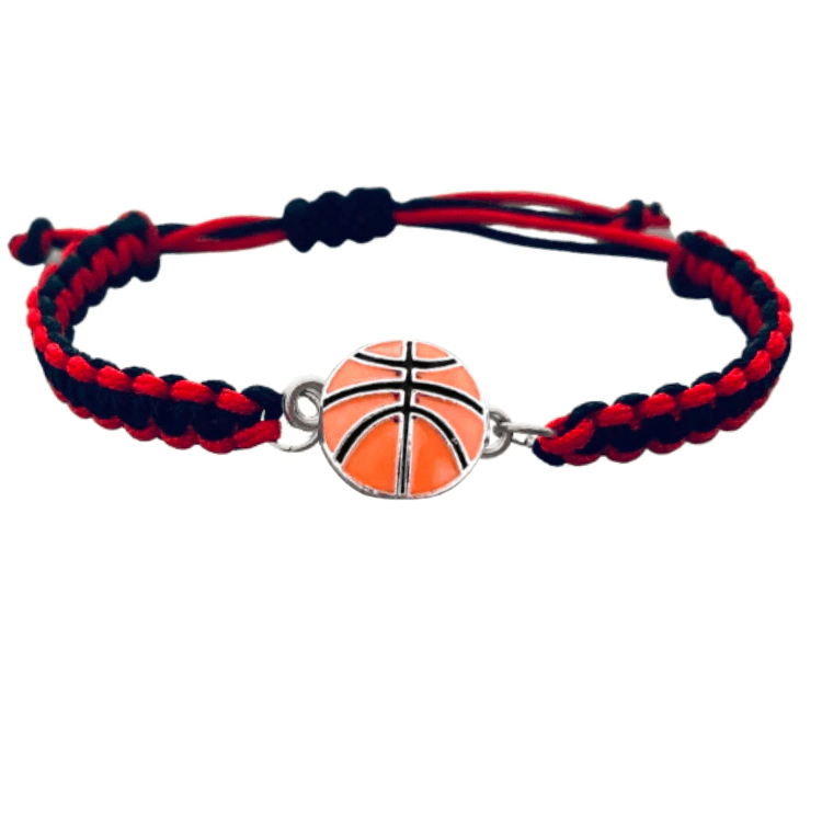 Multi Colored Basketball Rope Bracelet - Pick Color | SportyBella