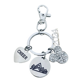 Personalized Cheer Keychains - Inspirational Quotes - SportyBella