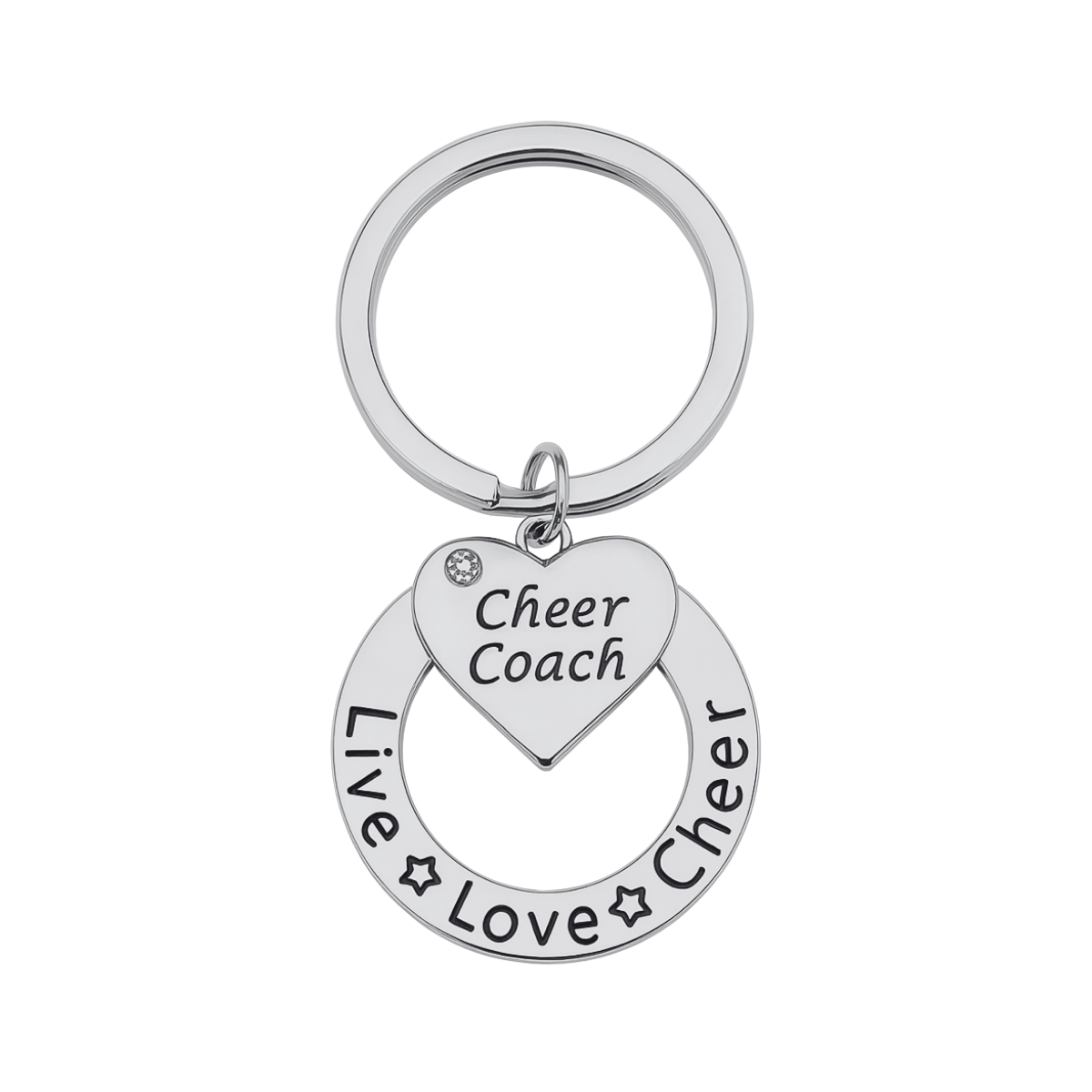 Personalized Cheer Keychains - Inspirational Quotes - SportyBella