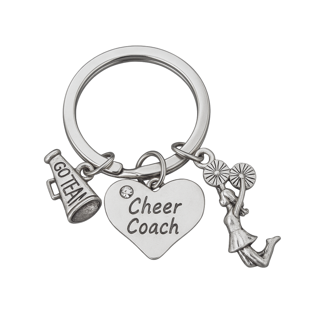 Personalized Cheer Keychains - Inspirational Quotes - SportyBella