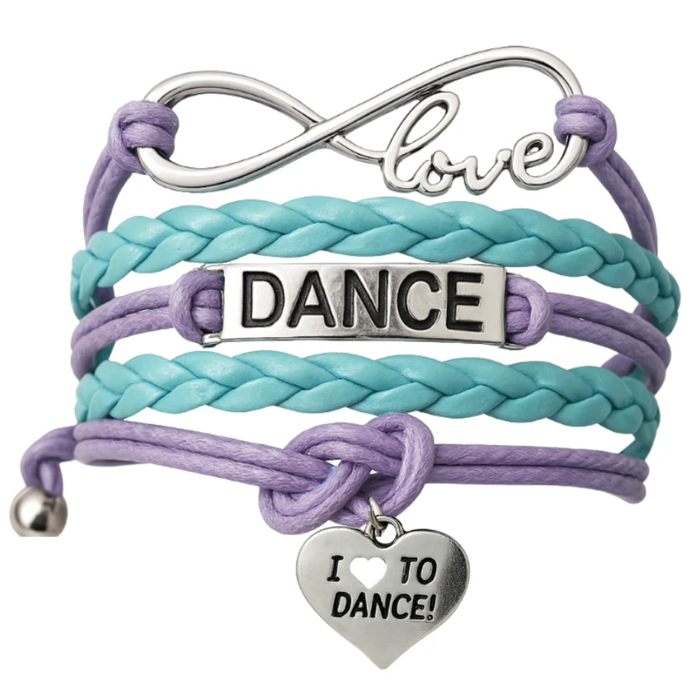 Dance Bracelets- Pick Colors & Charms