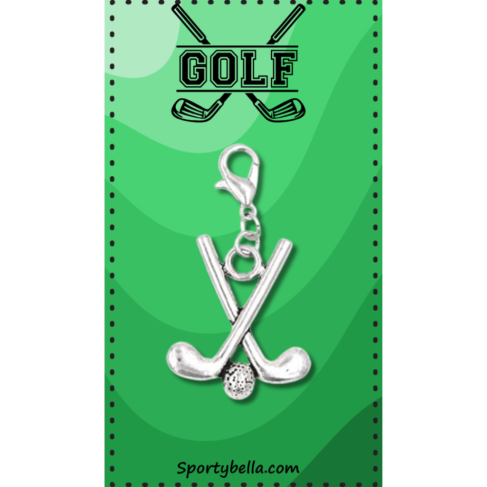 Golf Clip On Zipper Pull - SPORTYBELLA