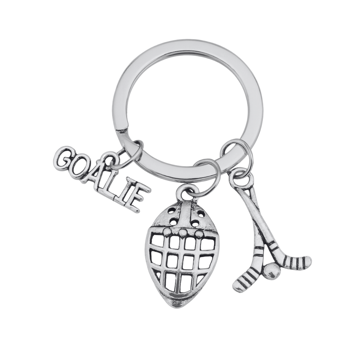 Ice Hockey Goalie Keychain - Pick Charm