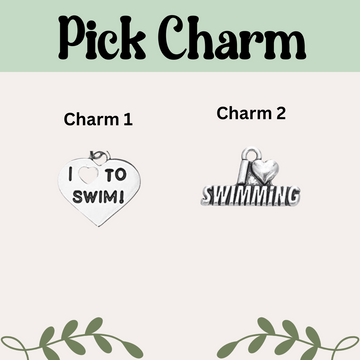 Personalized Swimming Gifts - Customizable Charms - SportyBella