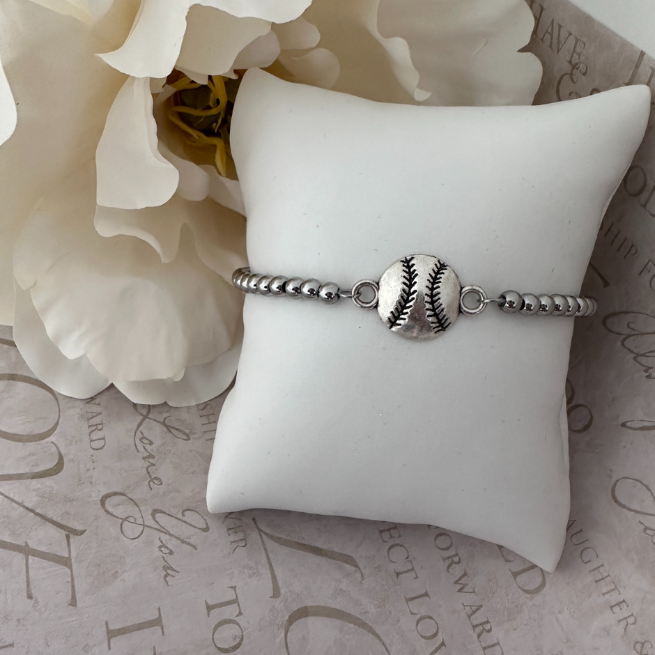 Softball Bracelets with Custom Charms - Made in USA - SportyBella