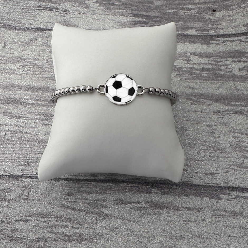 Soccer Bracelets with Custom Charms - USA Made - SportyBella