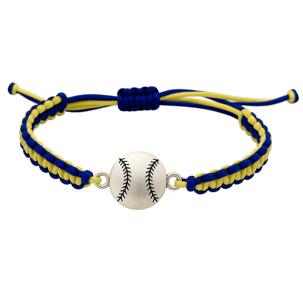 Multi-Colored Baseball Rope Bracelet - Pick Colors | SportyBella