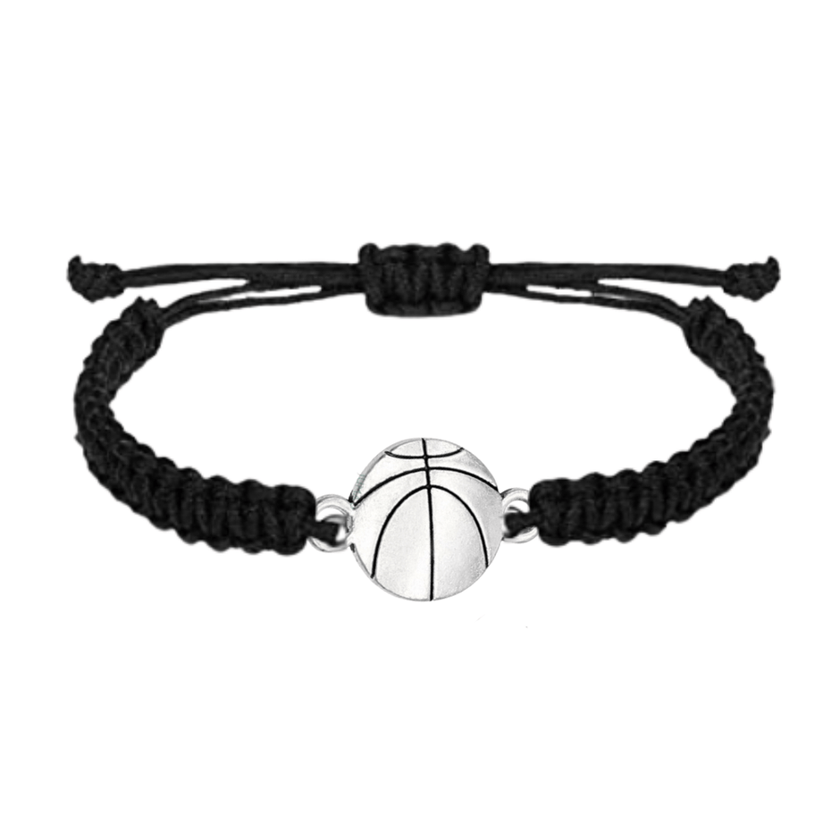 Basketball Bracelets With a Customizable Charm - SportyBella