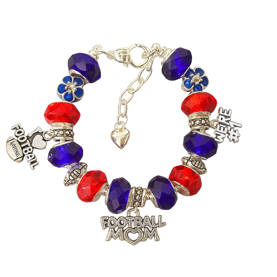 Personalized Football Bracelets - Football Gifts - Sportybella