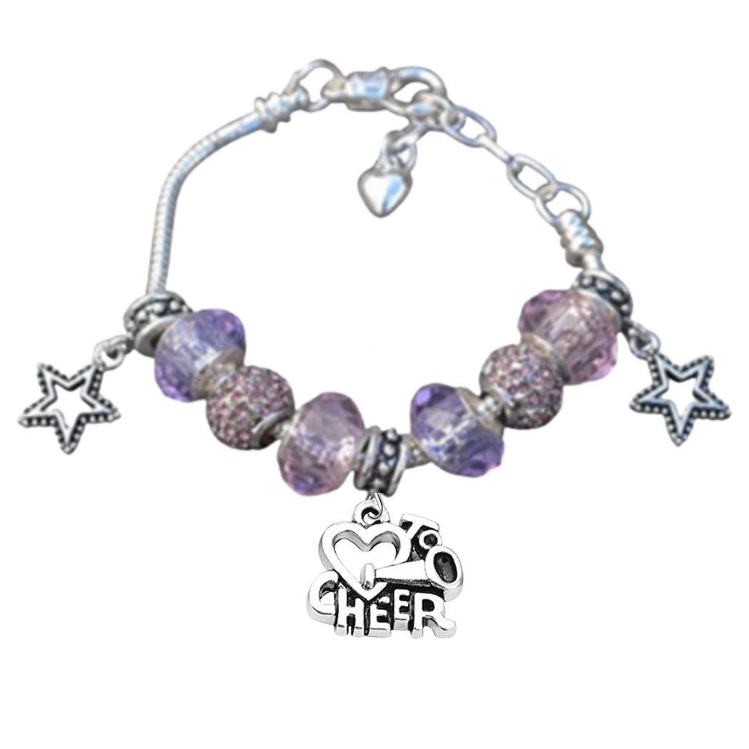 Cheer Bracelets - Customizable Charms - USA Made - SportyBella