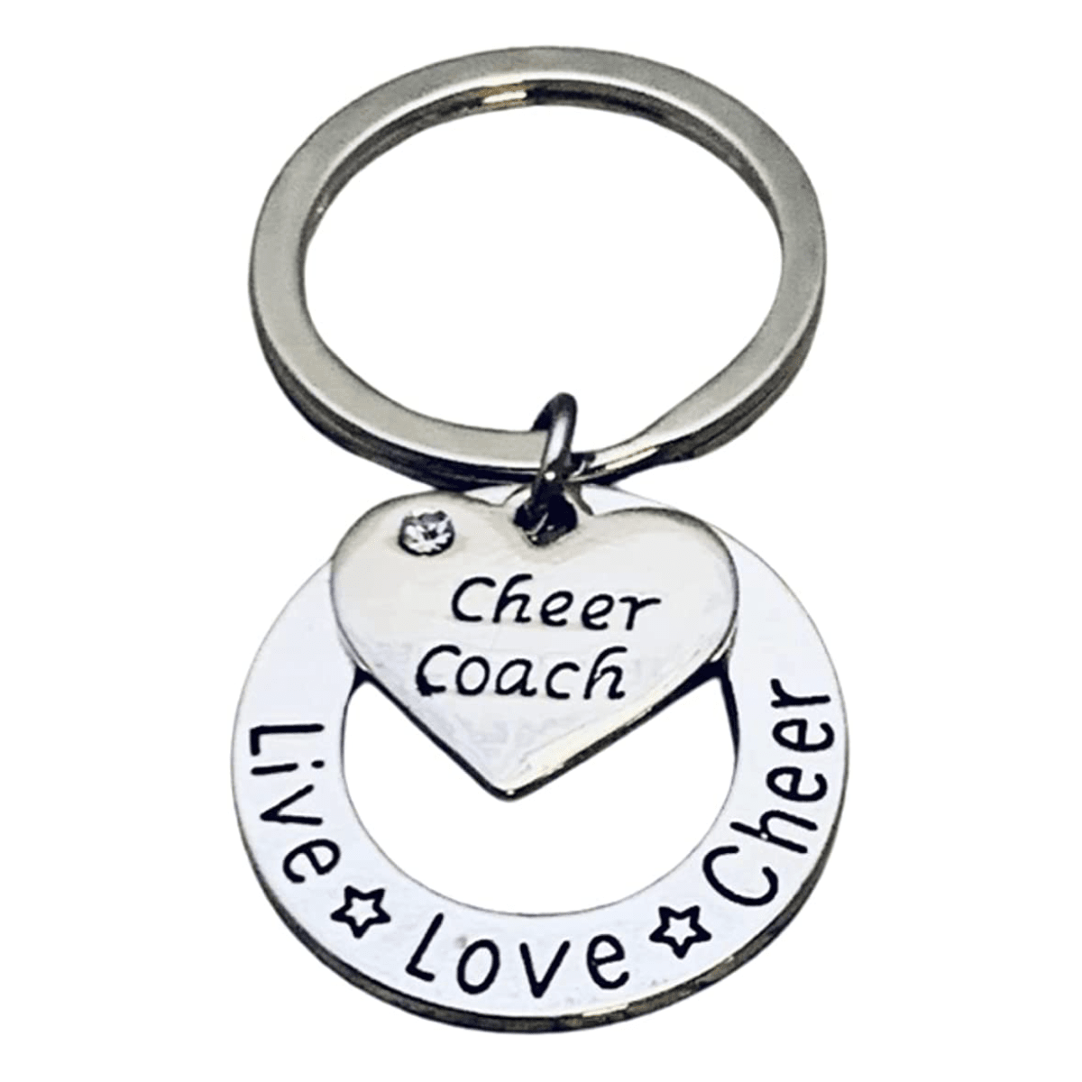 Personalized Cheer Keychains - Inspirational Quotes - SportyBella