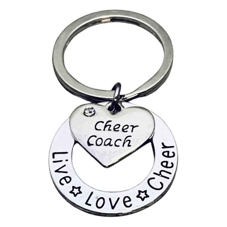 Personalized Cheer Keychains - Inspirational Quotes - SportyBella