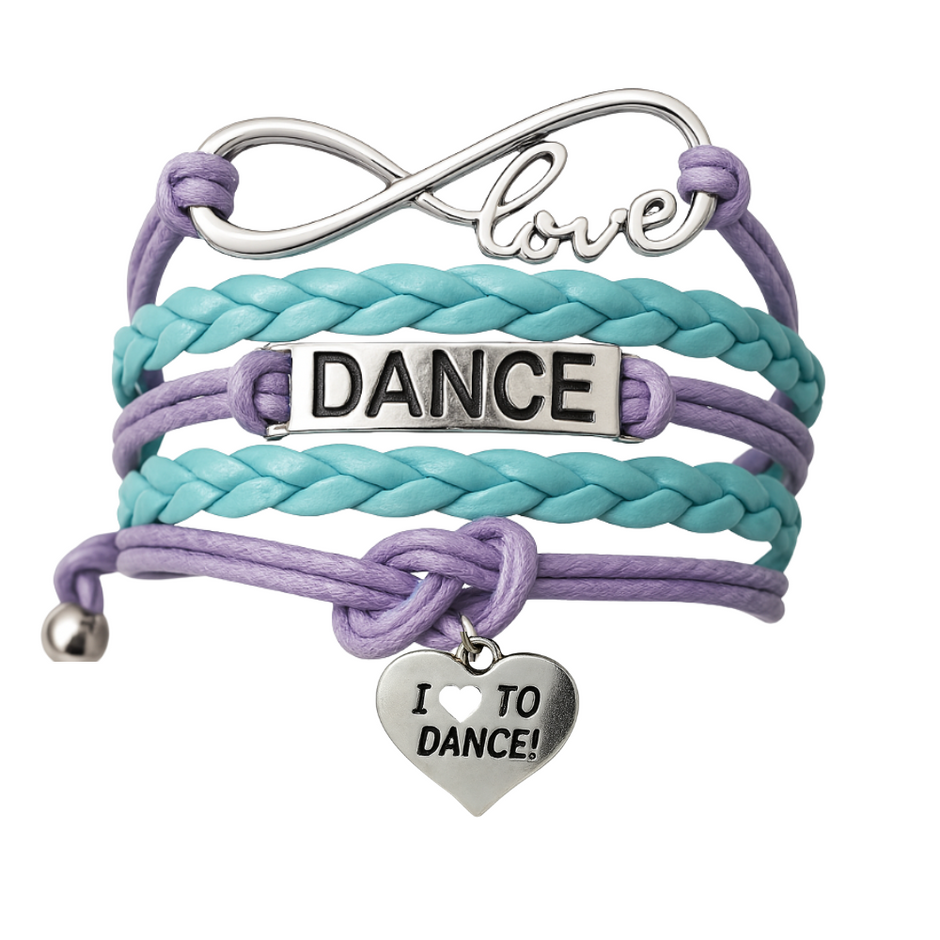 Dance Bracelets with Custom Charms - USA Made - SportyBella