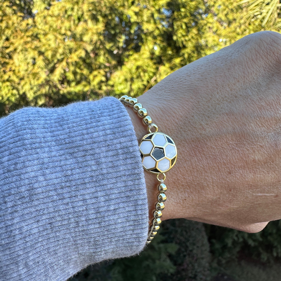 Soccer Bracelets with Custom Charms - USA Made - SportyBella