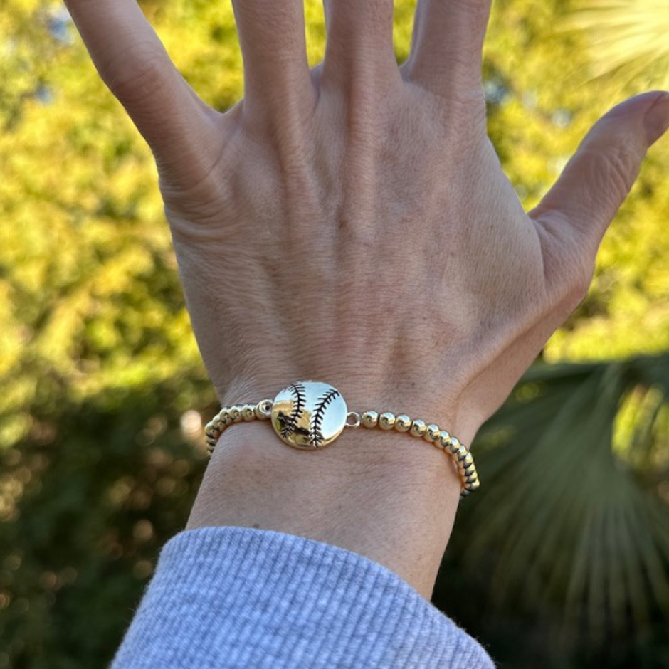 Softball Bracelets with Custom Charms - Made in USA - SportyBella