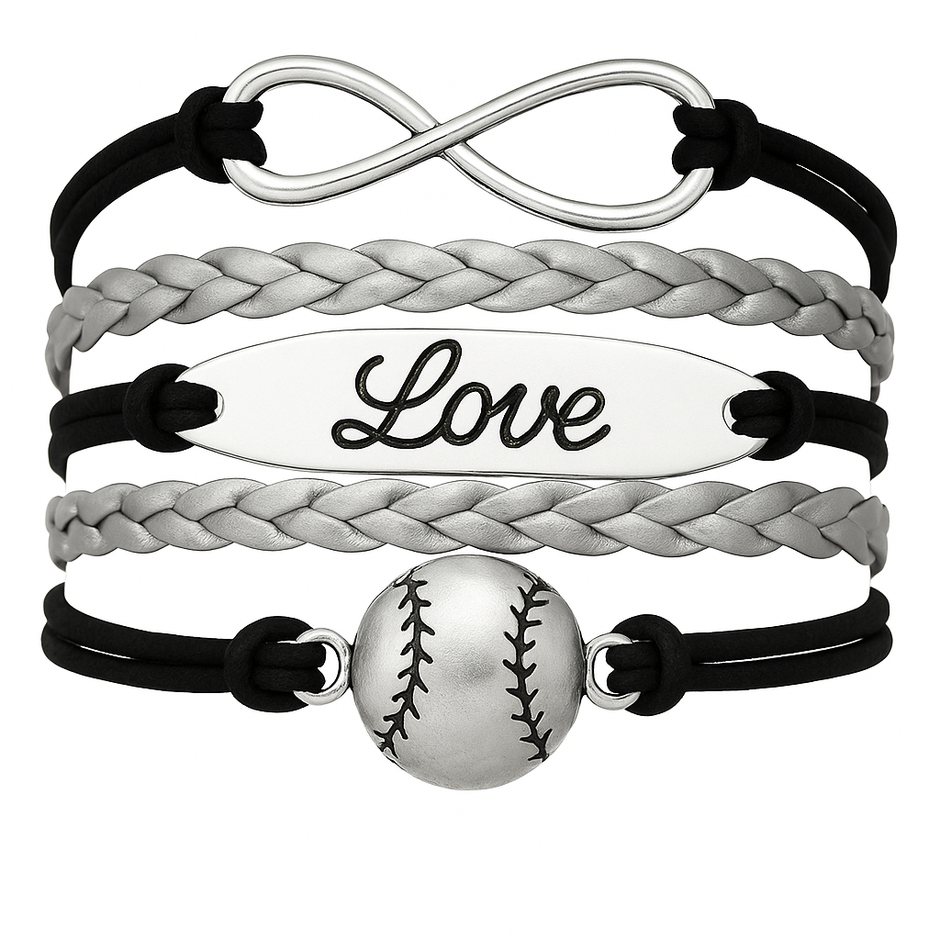 Personalized Baseball Bracelets - Made in the USA - SportyBella