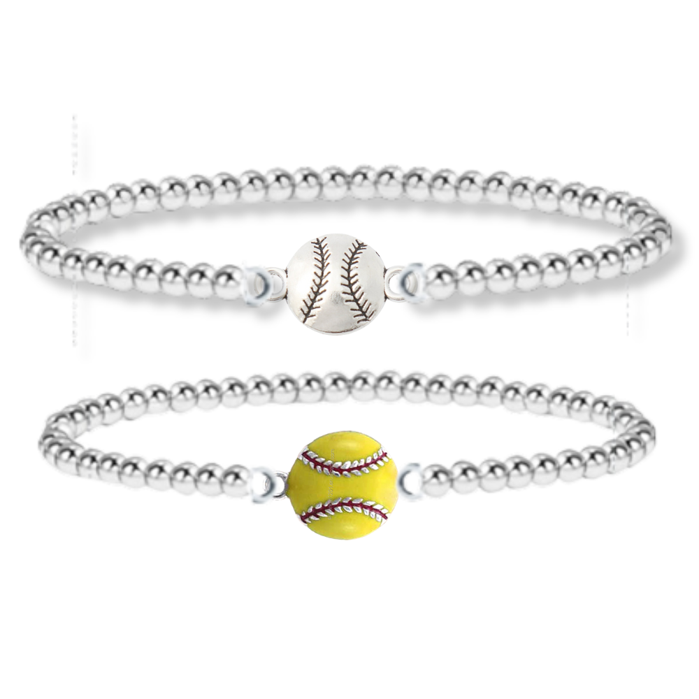 Softball Bracelets with Custom Charms - Made in USA - SportyBella