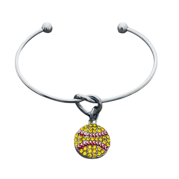 Softball Bracelets with Custom Charms - Made in USA - SportyBella