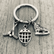 Ice Hockey Goalie Keychain - Pick Charm