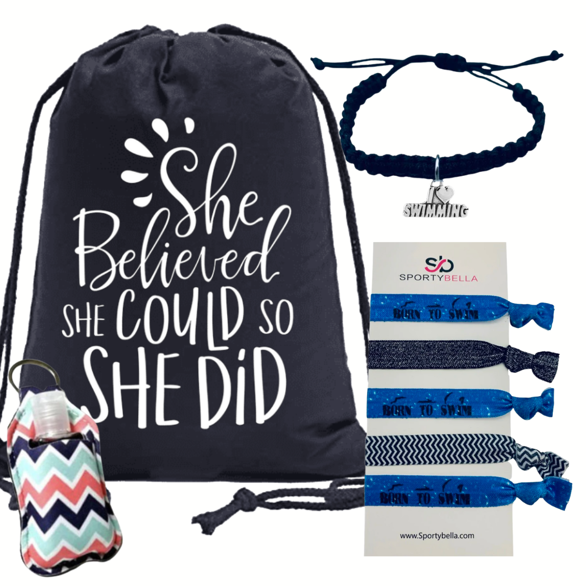 Personalized Swimming Gifts - Customizable Charms - SportyBella