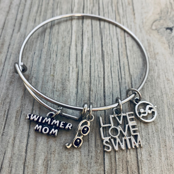 Personalized Swimming Gifts - Customizable Charms - SportyBella