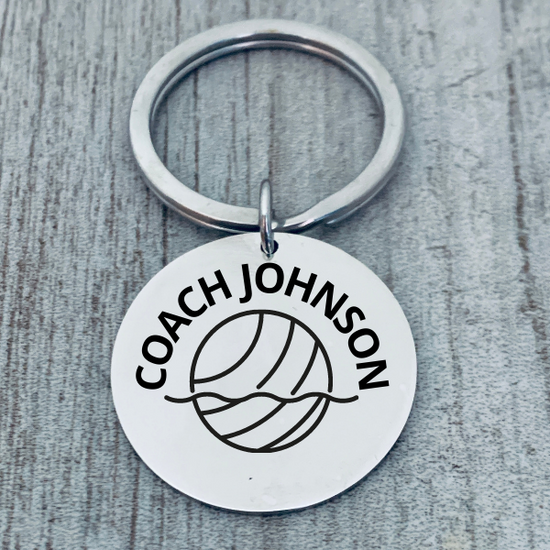 Personalized Waterpolo Keychain