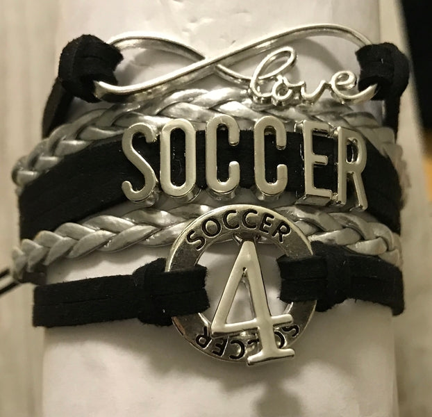 Soccer Bracelets with Custom Charms - USA Made - SportyBella