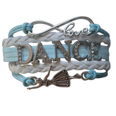 Dance Bracelets with Custom Charms - USA Made - SportyBella