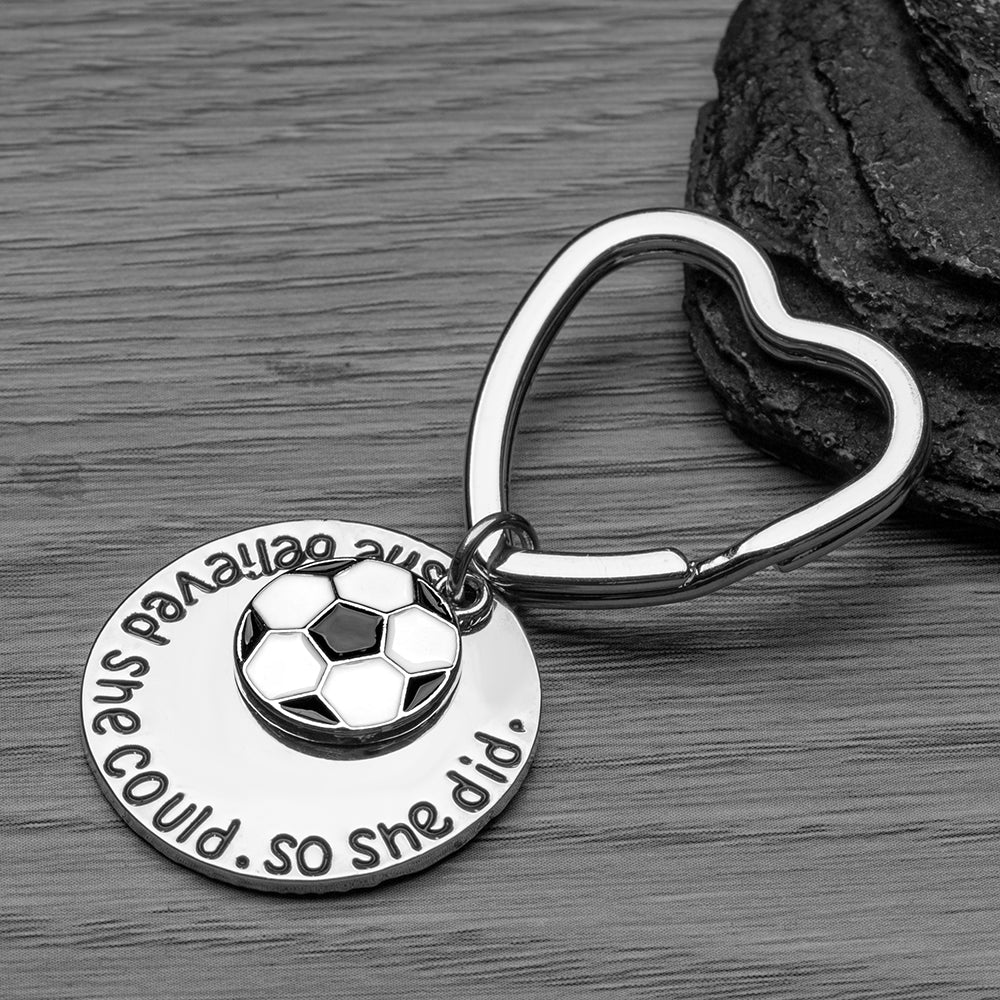 Personalized Soccer Keychains - Made in The USA - SportyBella