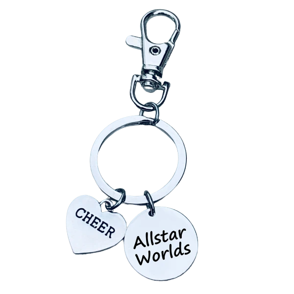 Personalized Cheer Keychains - Inspirational Quotes - SportyBella